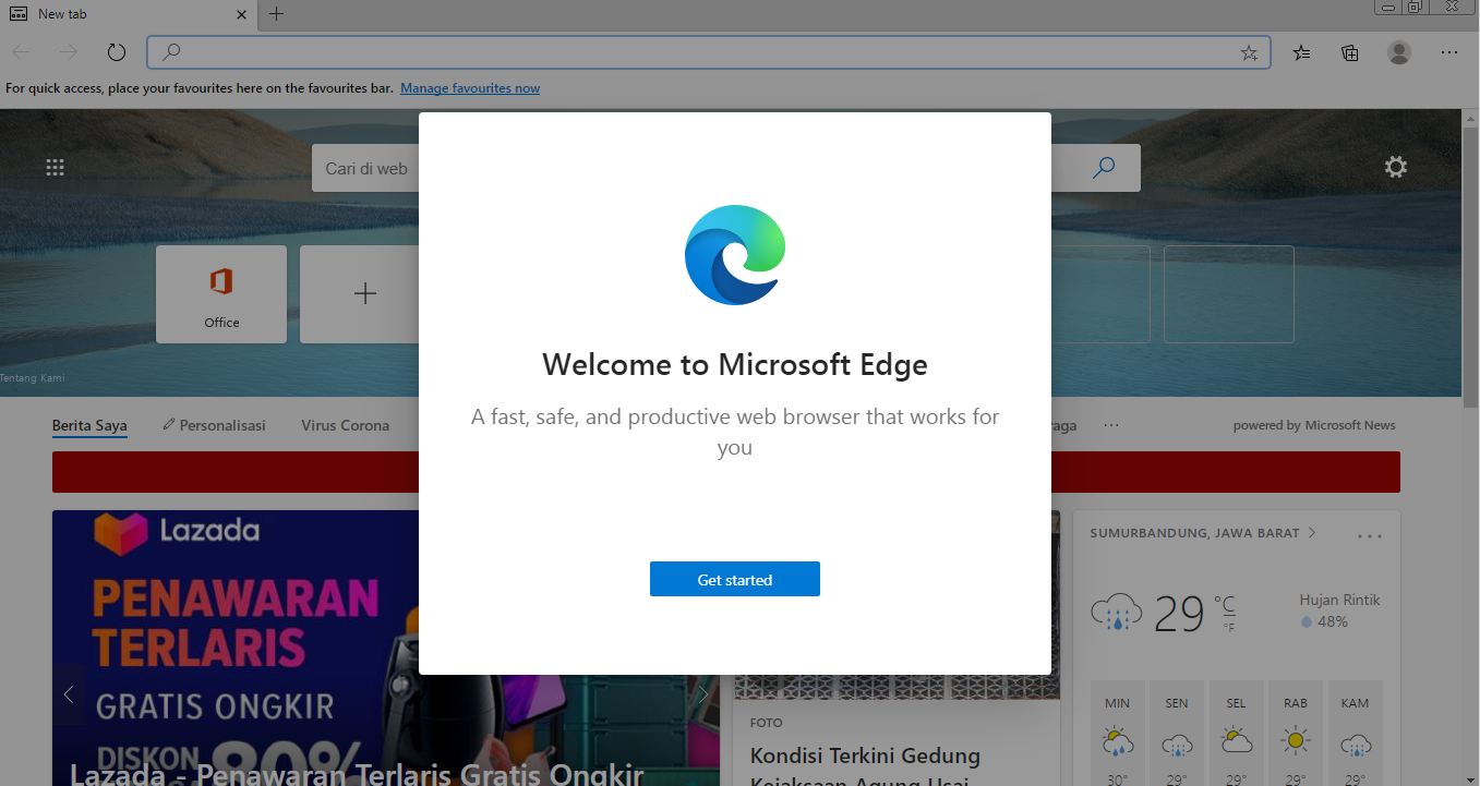 Cara Instal Microsoft Edge Baru Untuk Windows 7 - SENANG BERBAGI